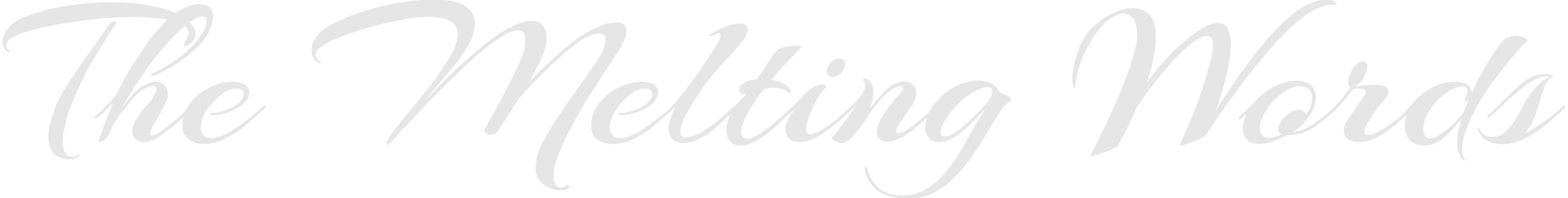 The Melting Words